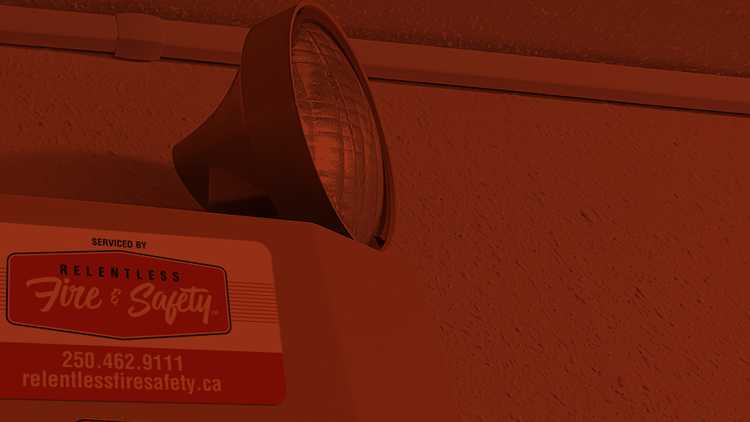 Emergency Lighting Signage | Relentless Fire and Safety